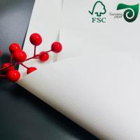 China FSC 400GSM Embossed White Kraft Paper Ideal For Book Cover Making Poster Printing for sale
