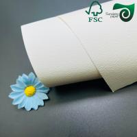 China FSC 140gsm 350gsm Embossed Leather Grain Cover Paper For Notebook for sale