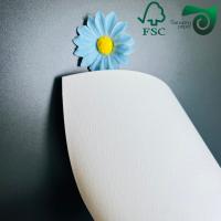China 1.35mm 1.5mm Glossy Ivory Board High Stiffness FBB White Cardboard For Luxury Packaging for sale