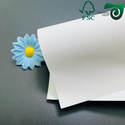 China FSC 120gsm 180gsm Multi Color Textured Paper Cover For Binding Book 72 102cm for sale
