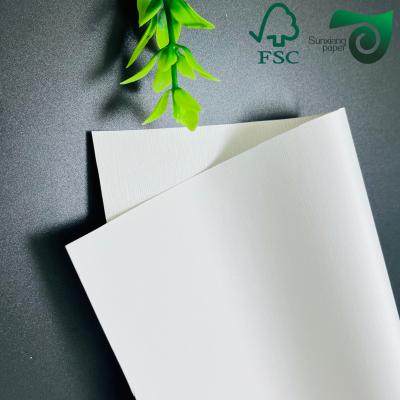 China FSC 280GSM Recycled White Embossed Cardstock For Luxury Gift Craft for sale