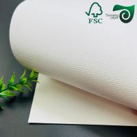 China High Stiffness White Kraft Paper 110gsm 120gsm Premium Shopping Bag Material for sale