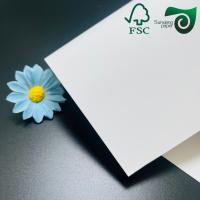 China Premium FSC 260GSM Recycled White Embossed Cardstock For Luxury Packaging for sale