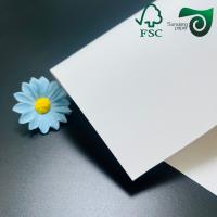China High Stiffness White Kraft Paper 110gsm 120gsm Premium Shopping Bag Material for sale