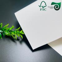 China FSC 150gsm Embossed White Recycled Cardstock  Premium Uncoated Specialty Paper for sale