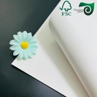China FSC 280GSM Embossed Paper Recycled White Cardstock For Handmade Crafts Luxury Gift for sale