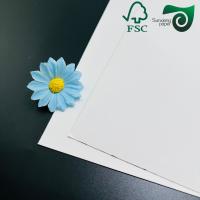 China 350gsm Cloth Texture Embossed Paper FSC Premium White Cardstock For Luxury Gift Packaging for sale