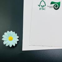 China FSC 150gsm Embossed White Recycled Cardstock  Premium Uncoated Specialty Paper for sale
