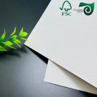 China FSC 150gsm Embossed White Recycled Cardstock  Premium Uncoated Specialty Paper for sale