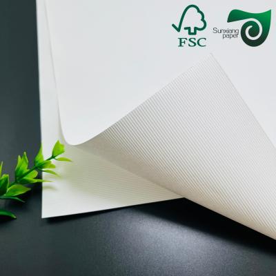 China FSC Embossed Specialty Kraft Paper 200gsm 400gsm For Book Covers   Poster Printing for sale