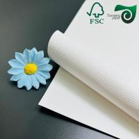 China 280GSM Recycled White Embossed Cardstock  For Luxury Packaging Handmade Crafts for sale