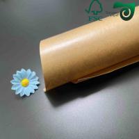 China Oil-Proof Brown Kraft PE Coated Paper Rolls 80gsm 90gsm Food Direct Contact Packaging for sale