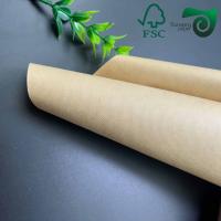 China FSC Certified Brown Single Side MG Coated Ribbed Kraft Paper Food Grade For Bread Bags for sale