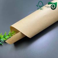 China FSC 80gsm 140gsm Recycled Pulp High Toughness Kraft Paper Sheet Roll For Shopping Bags for sale