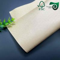 China FSC 80gsm 140gsm Recycled Pulp High Toughness Kraft Paper Sheet Roll For Shopping Bags for sale