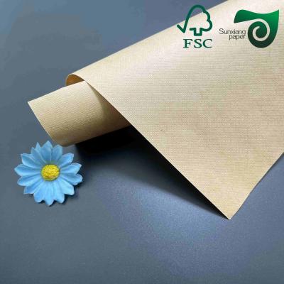 China FSC 220gsm Patterned Specialty Kraft Paper For Book Covers Packaging  Premium Printing for sale