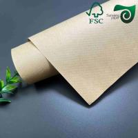China Moisture-Proof Eco Brown Kraft Paper 300gsm 350gsm Fast Food Packaging Grade for sale