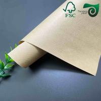 China Moisture-Proof Eco Brown Kraft Paper 300gsm 350gsm Fast Food Packaging Grade for sale