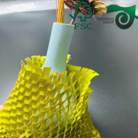 China FSC 80gsm Eco Friendly Honeycomb Paper Packaging Shockproof Cushion Pad For E Commerce for sale