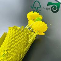 China FSC 100gsm White‑Brown Honeycomb Paper  Eco Friendly Protective Cushioning for sale