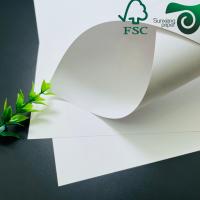 China FSC 300gsm 350gsm Grade Top Side Clay Coated Kraft Paper For Gift Boxes for sale