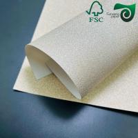 China FSC Certified 120gsm 260gsm Gold Powder Recycled Specialty Paper For Gift Box Packaging for sale