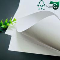 China FSC 80gsm 120gsm High Stiffness Uncoated White Virgin Kraft Paper Roll For Packaging Bags for sale