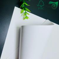 China FSC 80gsm 120gsm High Stiffness Uncoated White Virgin Kraft Paper Roll For Packaging Bags for sale