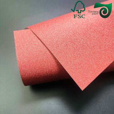 China 180gsm 230gsm Color Glitter Coated Specialty Paper For Gift  Flower Packaging for sale