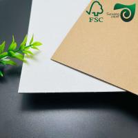 China 3 Layer White E Flute Cardboard Paper Sheets FSC For Box Manufacturing for sale