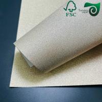 China FSC 180GSM Gold Powder Premium Recycled Specialty Paper For Flower Packaging for sale