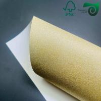 China FSC Certified 260GSM Colored Glitter Paper Recycled For Crafts  Packaging for sale