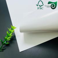 China FSC Clay Coated 260gsm 300gsm Kraft Paper Hang Tag Virgin Wood Pulp for sale