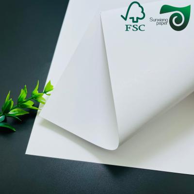 China Tear Resistant CCKB Clay Coated Kraft Back Paperboard For Disposable Takeout Food Boxes for sale