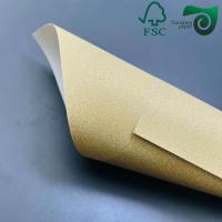 China FSC 180GSM Gold Powder Premium Recycled Specialty Paper For Flower Packaging for sale