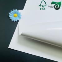 China FSC Grade Top Side Clay Coated 365gsm Kraft Paper Food Packaging Virgin Wood Pulp for sale