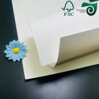 China FSC Certified 800gsm Ivory Board 1.35mm 1.5mm High Thickness Glossy White Cardboard for sale