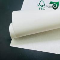 China FSC 40g Food Grade White Greaseproof Paper Bread Wrapping Paper 350mm 600mm Roll for sale