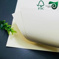 China FSC High Bulk Cream Uncoated Offset Book Paper 250gsm Cream Woodfree Book Printing Paper for sale
