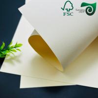 China 250gsm FSC Certified Cream Wood Free Paper For School Notebooks Books for sale