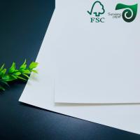 China FSC C1S One Side Coated FBB Ivory Board 18pt Tree Free Recyclable White Cardboard for sale