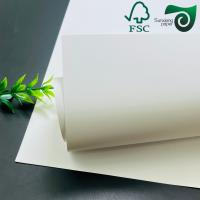 China FSC 300gsm 350gsm 400gsm White PE Coated C1S Paper For Food Packaging Boxes for sale