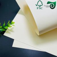 China 250gsm FSC Certified Cream Wood Free Paper For School Notebooks Books for sale