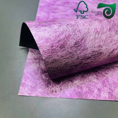 China FSC Certified 120gsm 260gsm Gold Powder Recycled Specialty Paper For Gift Box Packaging for sale