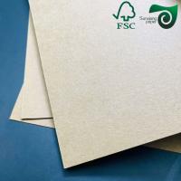 China 300g Brown PE Coated Paper Kraft Cupstock Paper For Double PE Cupstock Paper for sale