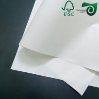 China FSC 30gsm 40gsm White Coated Greaseproof Paper Roll Food Grade For Hamburger Food Wrapping for sale