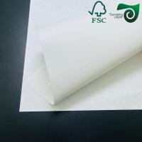 China FSC 30gsm 40gsm White Coated Greaseproof Paper Roll Food Grade For Hamburger Food Wrapping for sale