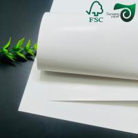 China FSC 255gsm 15g PE Coated Frozen Food Grade Paper Moisture Proof For Supermarket Food Packaging for sale