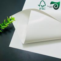 China FSC 255gsm 15g PE Coated Frozen Food Grade Paper Moisture Proof For Supermarket Food Packaging for sale