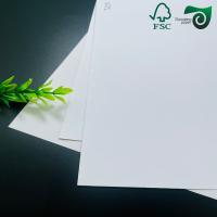China FSC 1.0mm 2.0mm Double White Duplex Board Recycled Pulp Grey Back Duplex Cardboard for sale